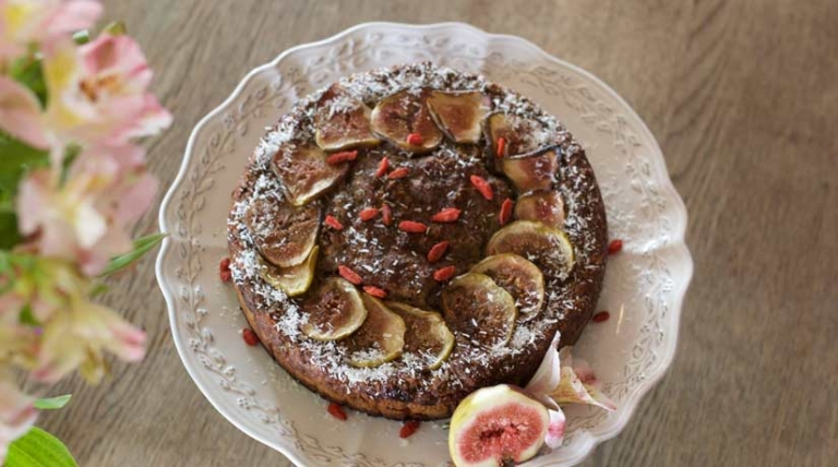 Fig, Pear & Goji Cake | Gluten Free | Affordable Wholefoods